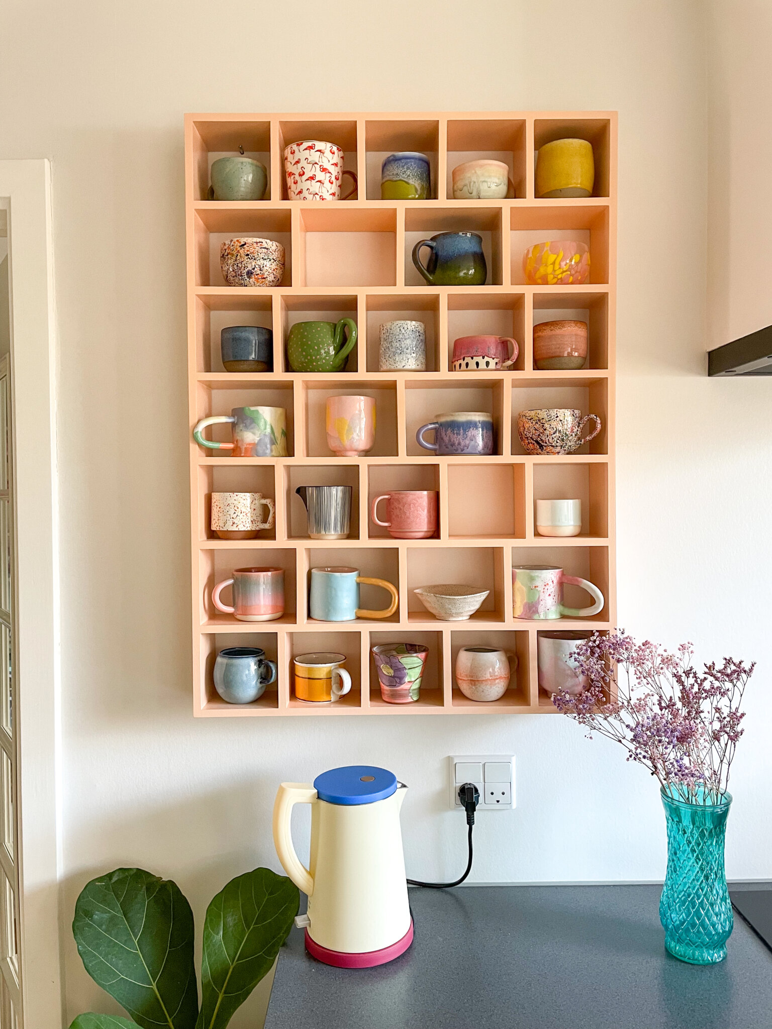 DIY: Byg din egen koppereol // Build your own cup shelf - Skaberglæde